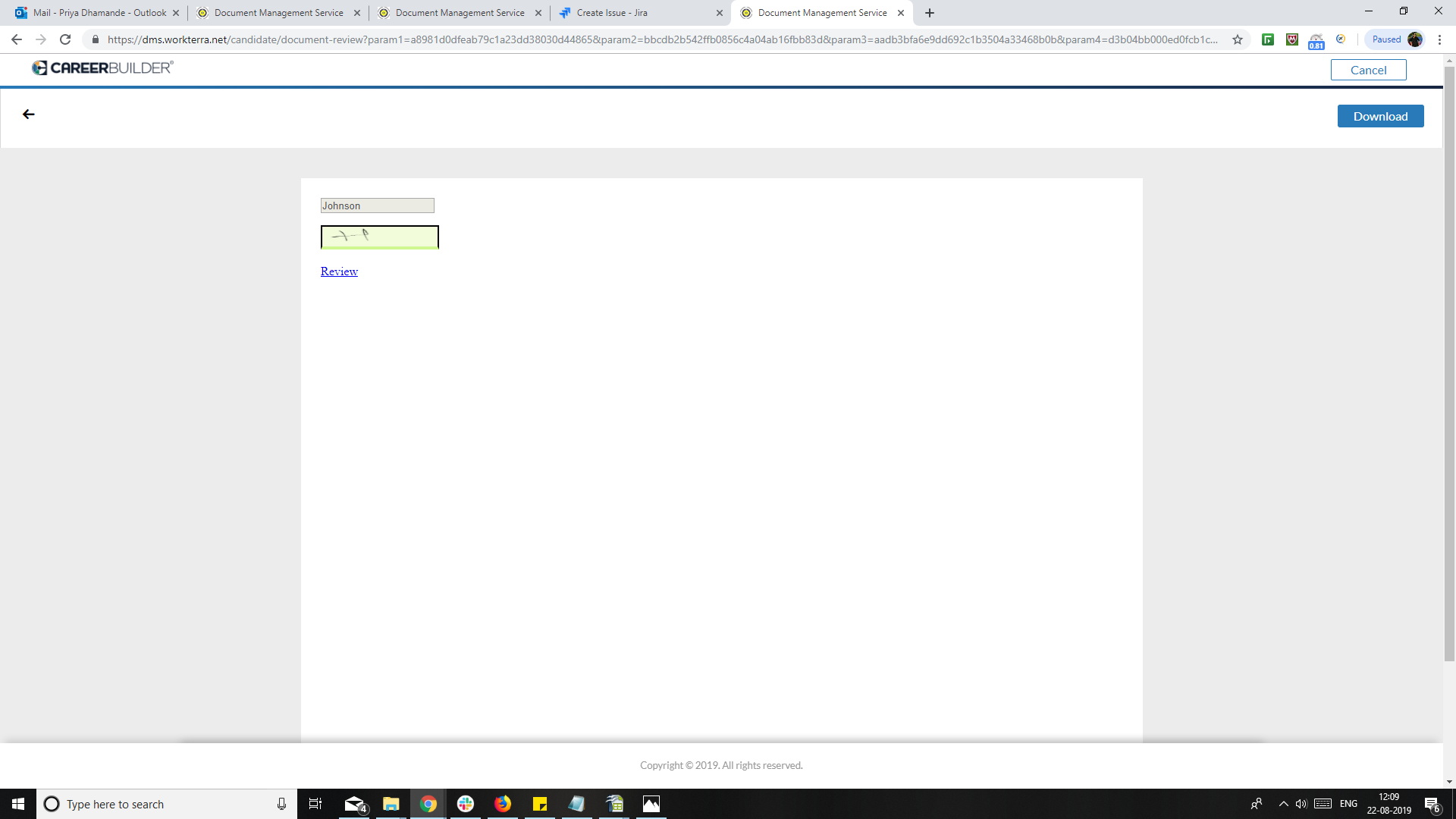 Dms 1786 Dms Prod Decline Download Button Hit Area And Alignment Improper Workterra Jira